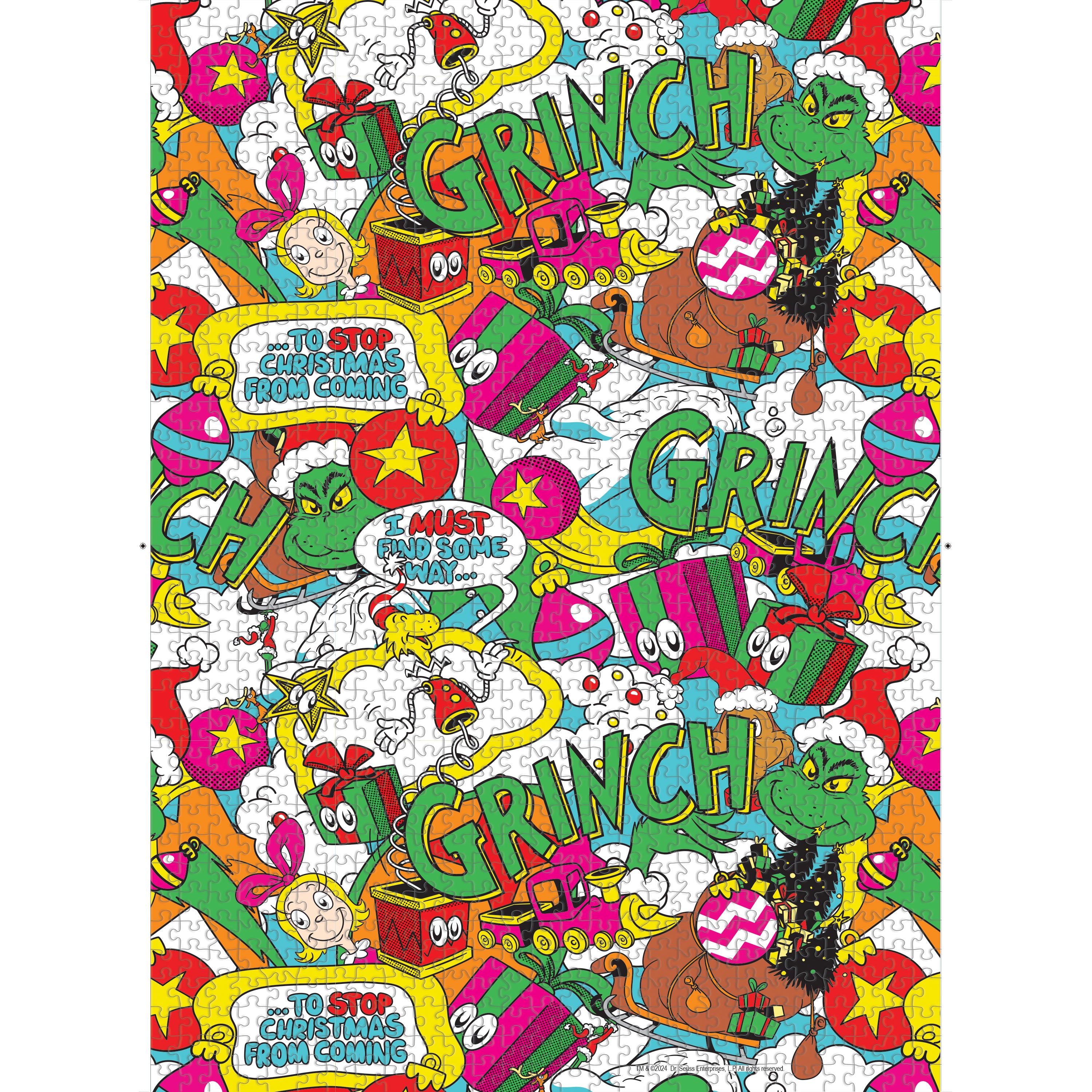 Grinch "Poppin" 1,000 Piece Puzzle – The Op Games