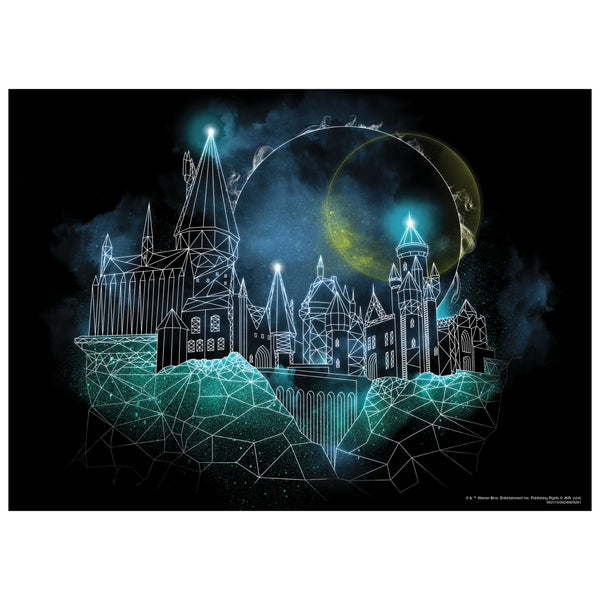 Harry Potter "Magic of Hogwarts" Glow-in-the-Dark 1,000 Piece Puzzle – The Op Games