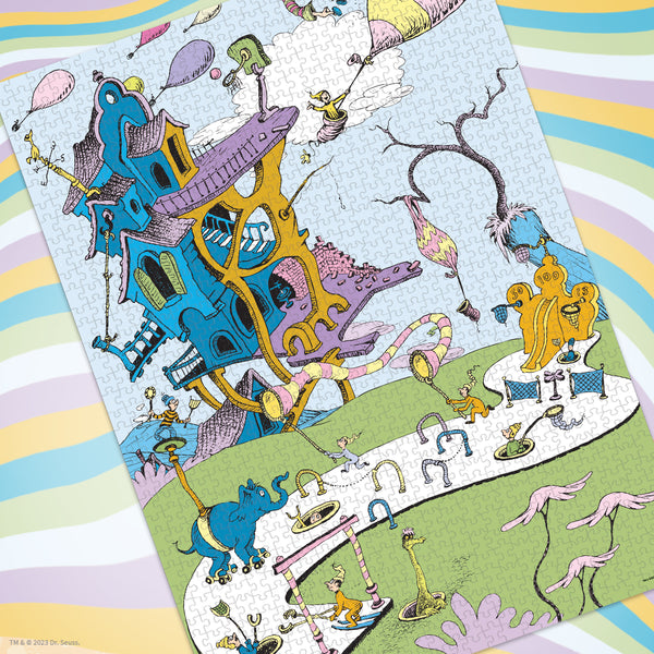 Dr. Seuss “Oh, the Places You’ll Go!” 1,000 Piece Puzzle – The Op Games