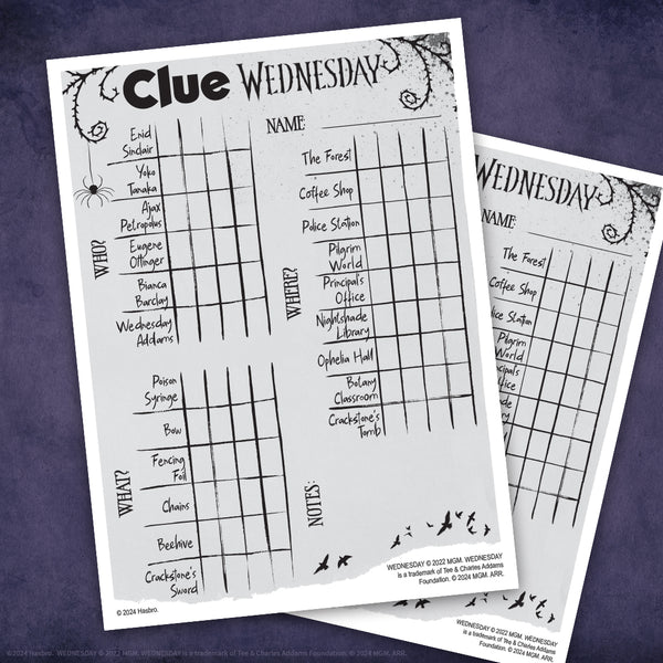 CLUE®: Wednesday – The Op Games