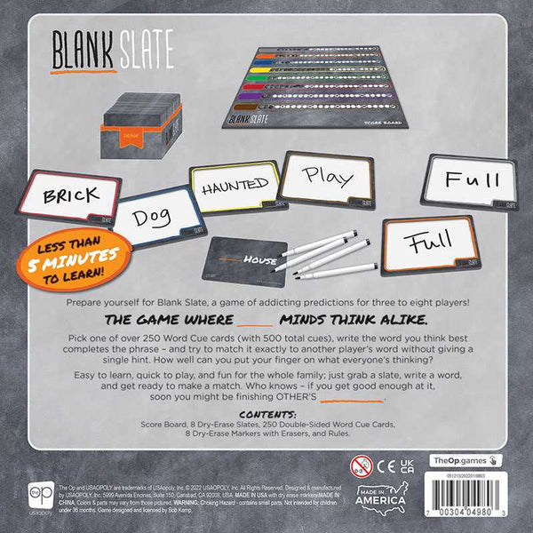 BLANK SLATE™ – The Op Games